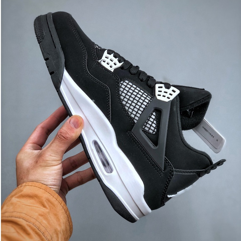 ♞,♘รองเท้าบาสเก็ตบอล Nike Air Jordan 4 Retro "แพนด้าขาวดํา" DH6927-110 ...
