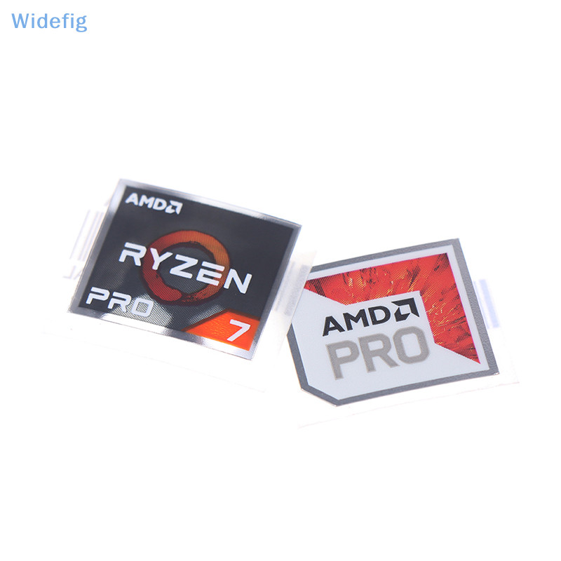 Widefig สติกเกอร์ฉลาก โลโก้ AMD A9 PRO E2 Ryzen 3 5 7 สําหรับตกแต่ง DIY ...