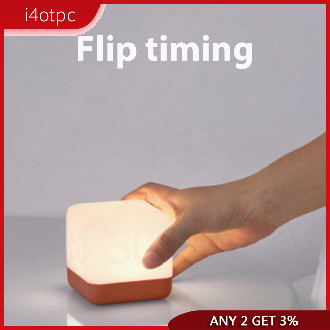 I4otpc โคมไฟตั้งโต๊ะไร้สาย พร้อมตัวจับเวลาอัจฉริยะ ปรับความสว่างได้ 2 ระดับ ของขวัญตกแต่งบ้าน ...