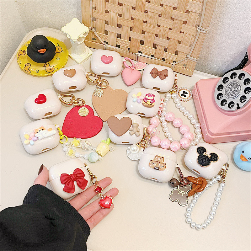 เคสหูฟัง TOZO A3 เคส Case สําหรับ TOZO A3 เคสหูฟัง จี้สร้อยคอแฮนด์เมด ...