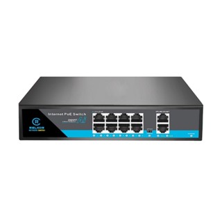 Glink RPOE-003 POE Switch 8+2 Ports 10/100/1000 Mbps สวิตช์ | Shopee ...