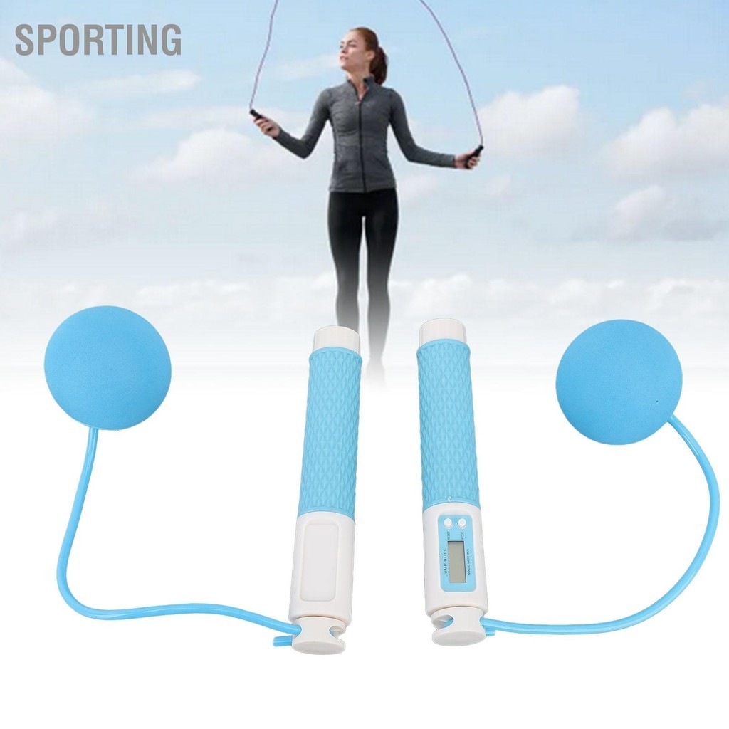 Sporting เชือกกระโดดไร้สายแบบพกพา Weighted Ropeless Jump Rope สำหรับออกกำลังกายออกกำลังกาย ...