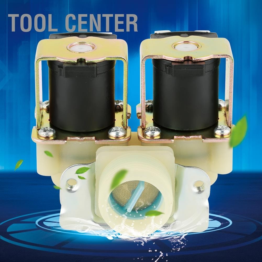Tool Center DN20 G3/4 DC 12V ปกติปิดวาล์วโซลินอยด์ทางเข้าน้ำสองหัว ...