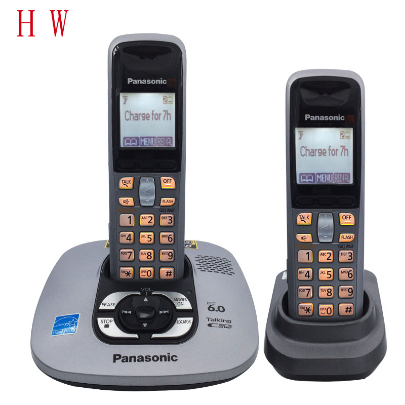 นําเข้า Panasonic Office ในครัวเรือน Fixed Talk โทรศัพท์ไร้สายดิจิตอล ...
