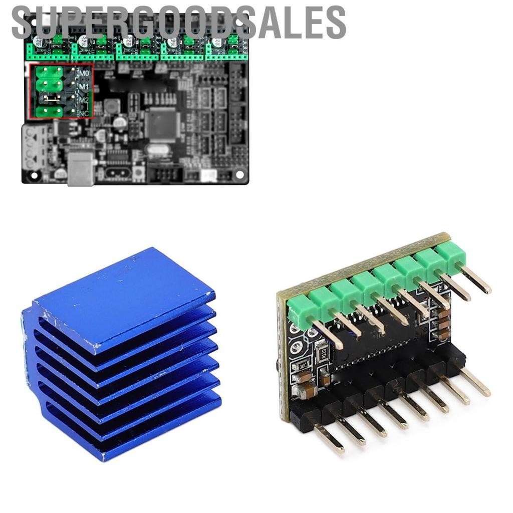 Supergoodsales Mini Stepper Driver Module การกระจายความร้อนอย่างรวดเร็ว 256 ส่วนย่อยบอร์ดมอเตอร์ ...