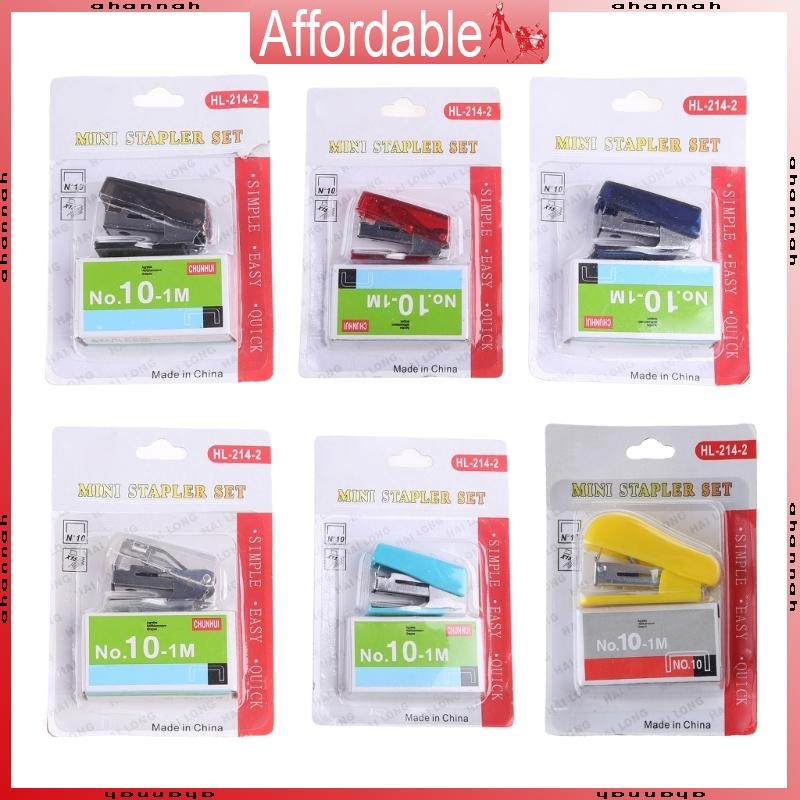 Ah เครื่องเย็บกระดาษขนาดเล็กรวม 10 Staple Ergonomic Stapler 20 แผ่นความจุ Office Desktop ...