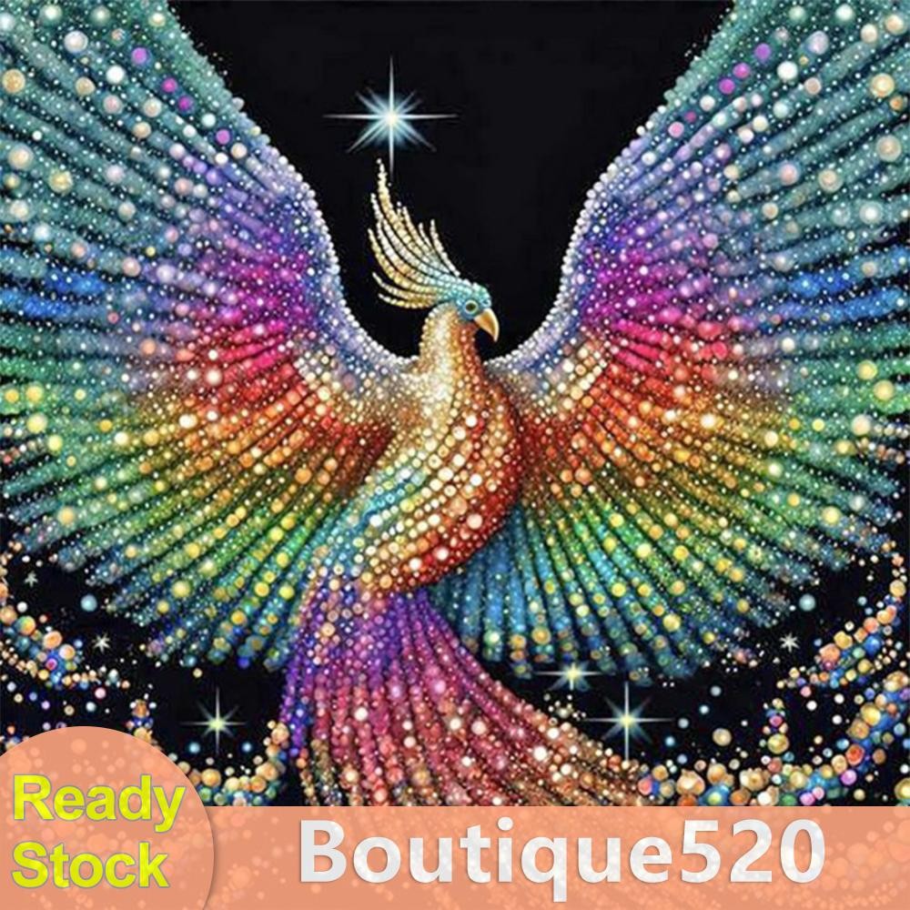 5d DIY เต็มรอบเจาะเพชรภาพวาด Flying Phoenix Kit ตกแต่งบ้าน 40x40 ซม. ...