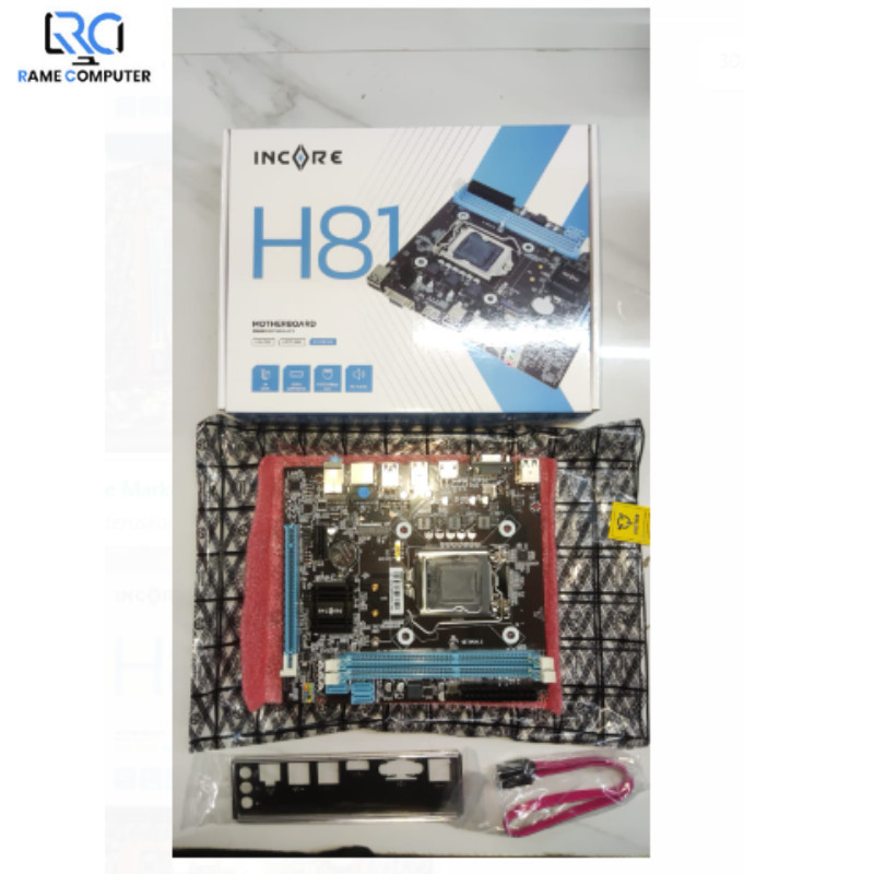 INCORE H81 LGA 1150 DDR3 H81 เมนบอร์ด Mobo H81 เมนบอร์ด | Shopee Thailand