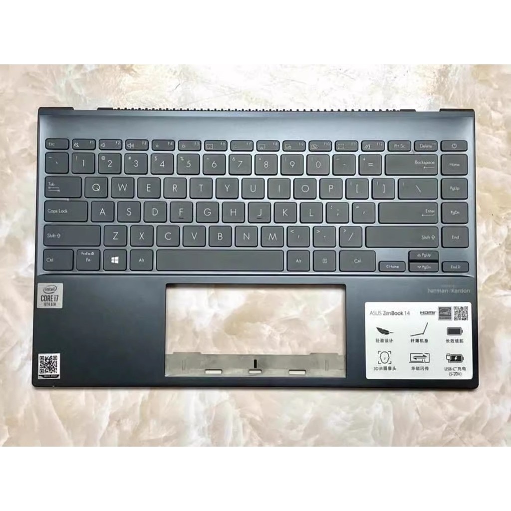 ใหม่สําหรับ ASUS ZenBook 14 UX425 UX425J UX425JA U4700J Palmrest ...