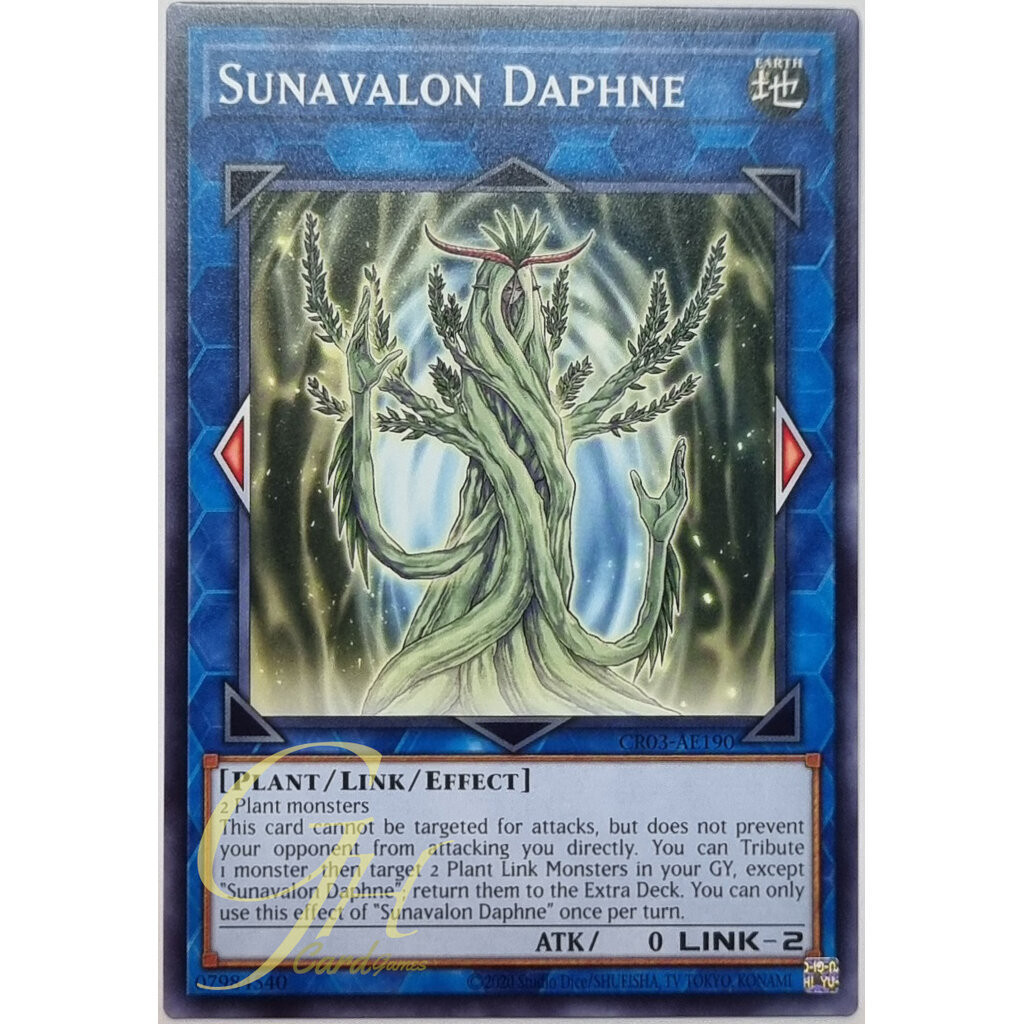 Yugioh [CR03-AE190] Sunavalon Daphne (Common) | Shopee Thailand