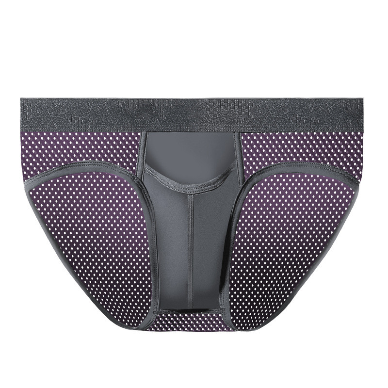 ผู้ชาย Ice Scrotum สนับสนุน Breathable เซ็กซี่ด้านใน Crotch แยก U นูน ...