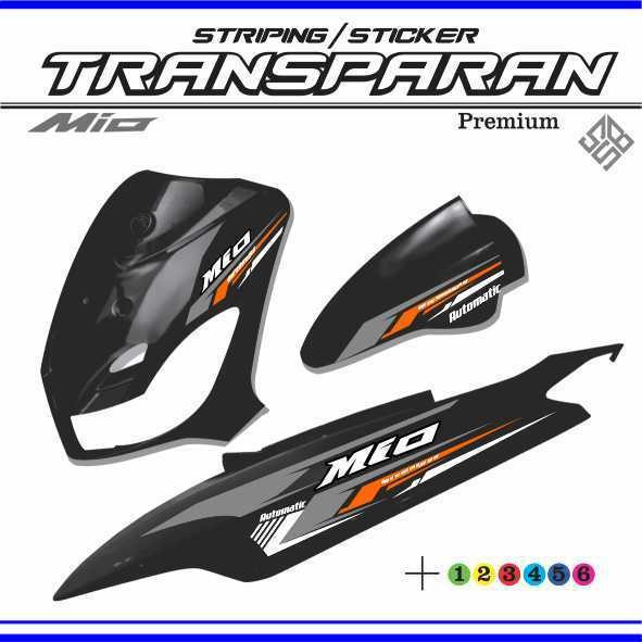 สติ๊กเกอร์ใส STRIPING TRANSPARKENT VARIATIONS YAMAHA MIO SPORTY / MIO ...