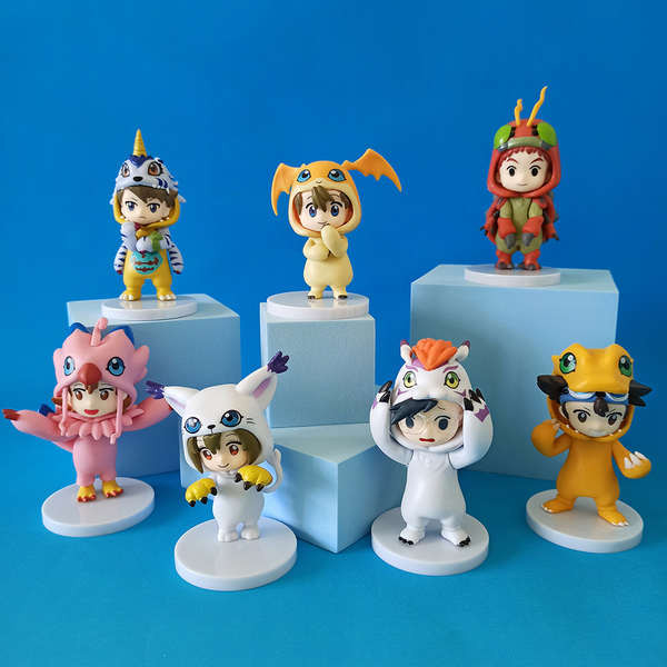 Digimon Blind Box รูป Tyrannosaurus Bandai Agu Beast Toys โมเดลอะนิเมะ ...