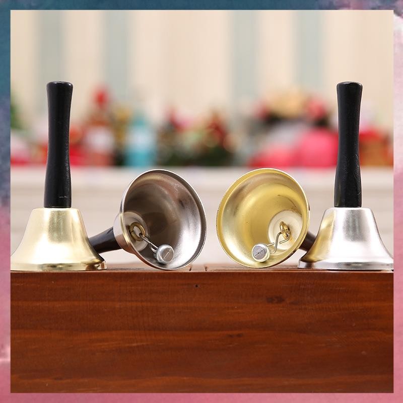 ระฆังมือเหล็กสีทอง Loud Call Bell Alarm, Family Loves, Musical Hand ...