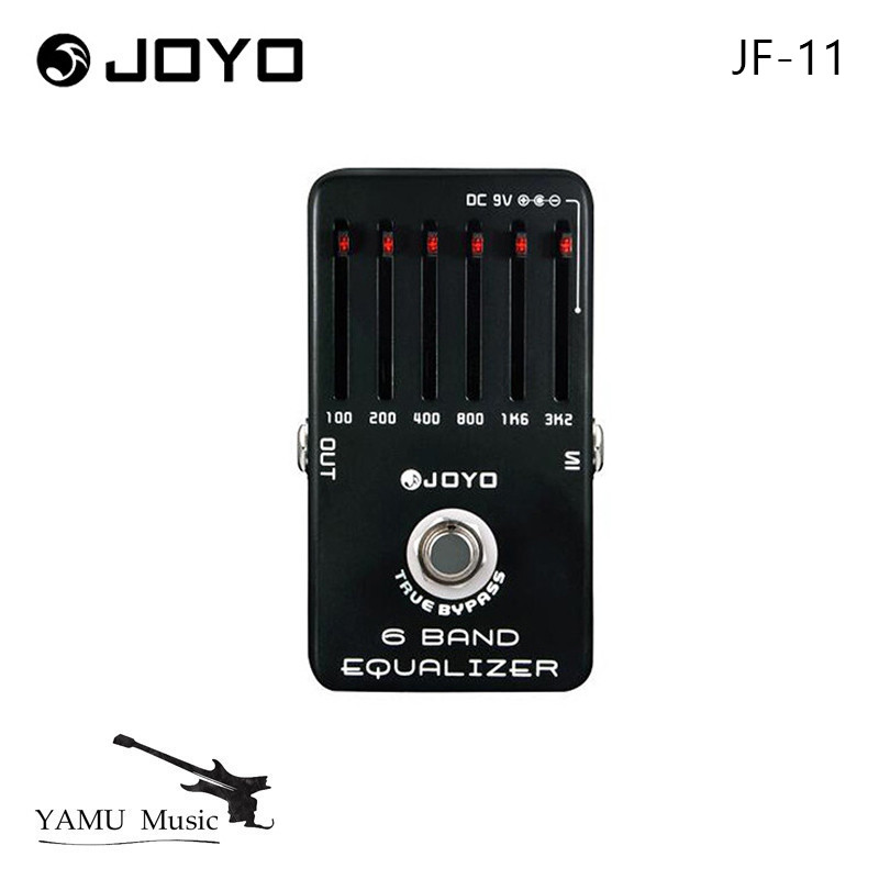 Joyo JF-11 6 EQ Equalizer กีตาร์เอฟเฟคเหยียบ/ปรับ Bass & ความถี่สูง True Bypass/อุปกรณ์เสริม ...
