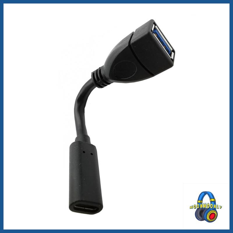 อะแดปเตอร์ Moon USB Female เป็น USB C สําหรับซิงค์ข้อมูลอย่างรวดเร็วตัว ...