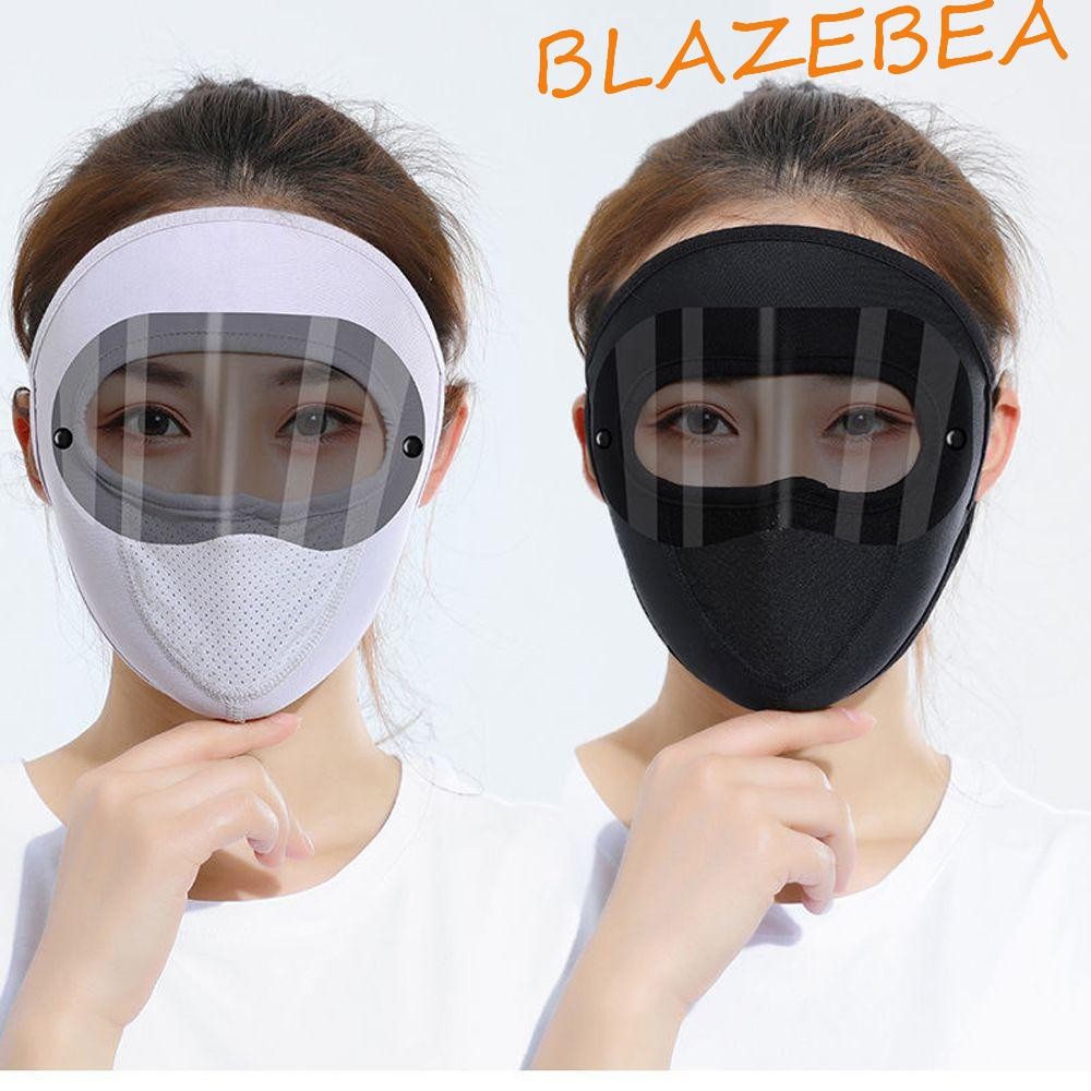 Blazebea ขนแกะ Face Shield 1PC ขี่หมวกความร้อน Warm Anti ฝุ่นกีฬากลางแจ้งขี่จักรยาน Headwear ...