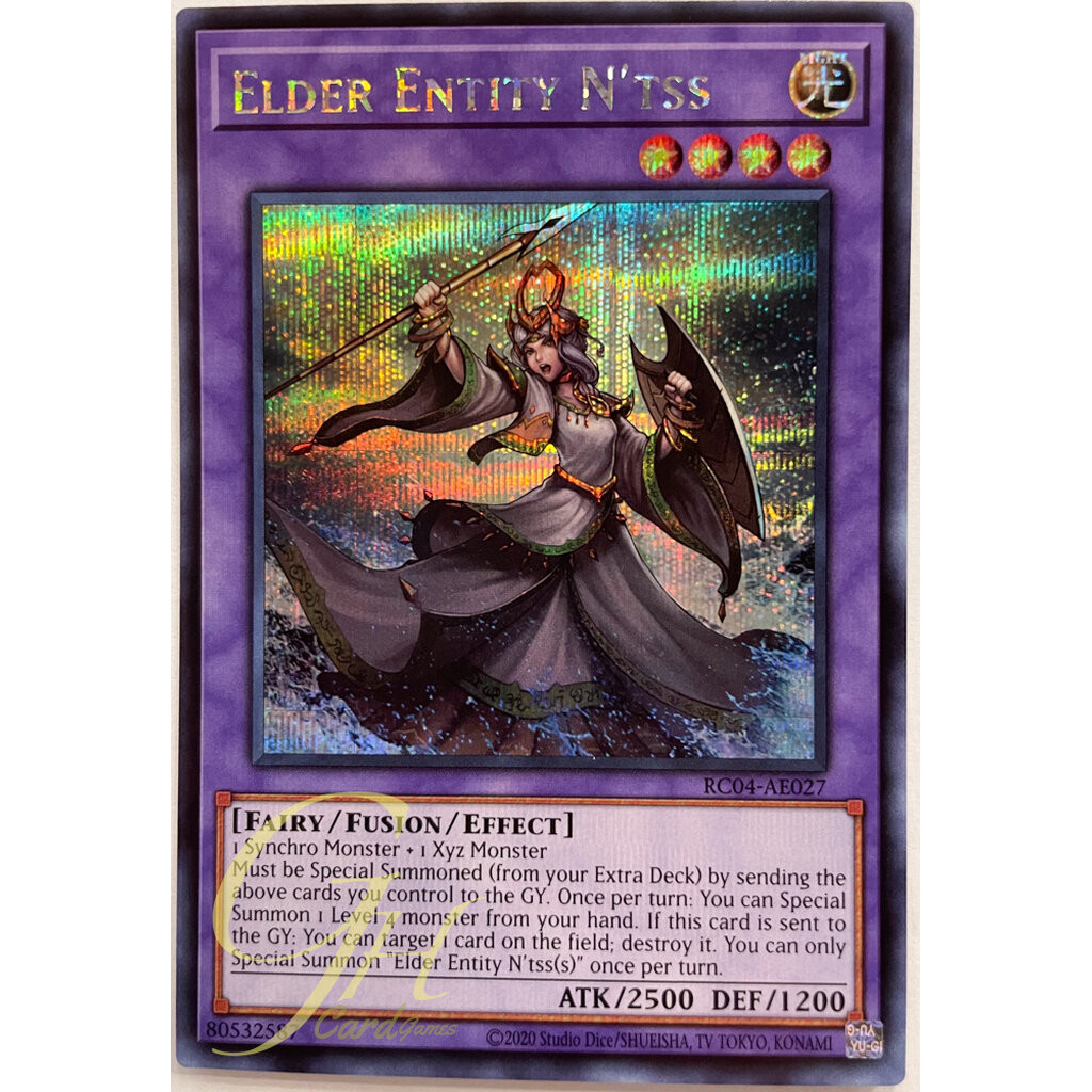 Yugioh [RC04-AE027] Elder Entity N'tss (Secret Rare) | Shopee Thailand