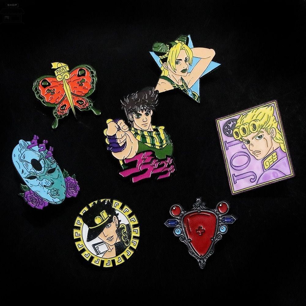 Augustina JoJo's Bizarre Adventure Pin, GIOGIO Josef Joestar Anime JOJO ...