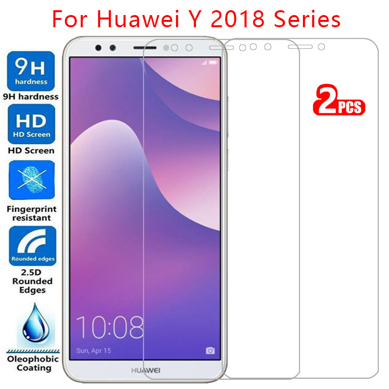 กระจกนิรภัยป้องกันสําหรับ huawei y5 lite y6 y7 prime pro y9 2018 ...