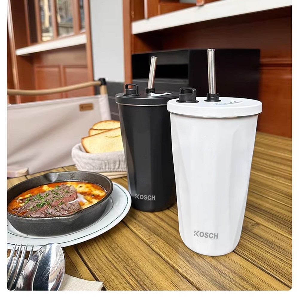 Lookpat_Mall KOSCH แก้วน้ำเก็บอุณหภูมิ 600 มล. YOSHI คละสี ยอดขายอันดับหนึ่ง | Shopee Thailand