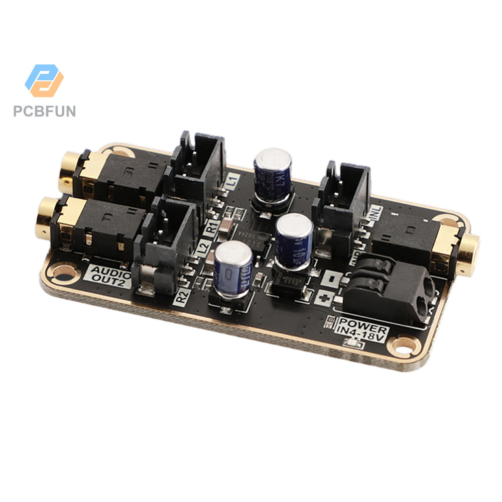 Pcbfun บอร์ดโมดูลขยายเสียง ลดเสียงรบกวน DC4-18V | Shopee Thailand