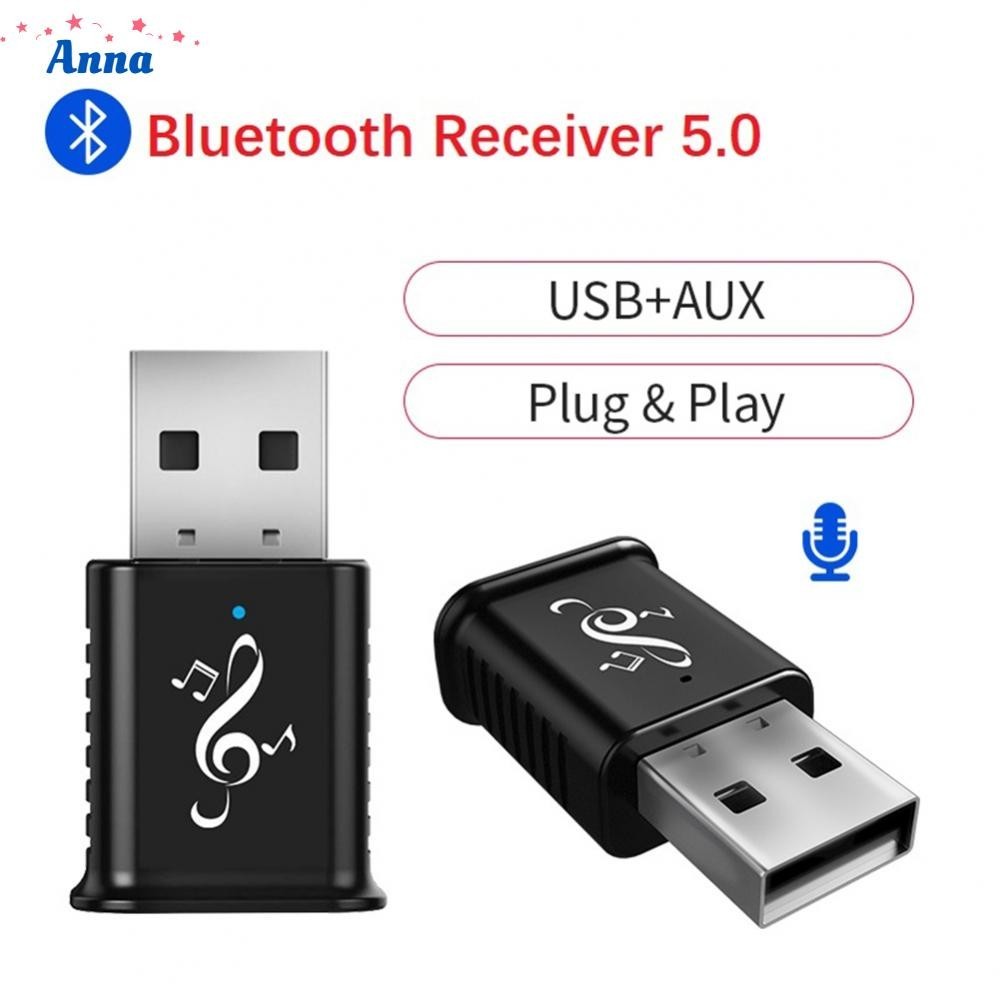 【Anna】Bluetooth Adapter 3.5aux Bluetooth 5.0 Bluetooth Receiver Random ...