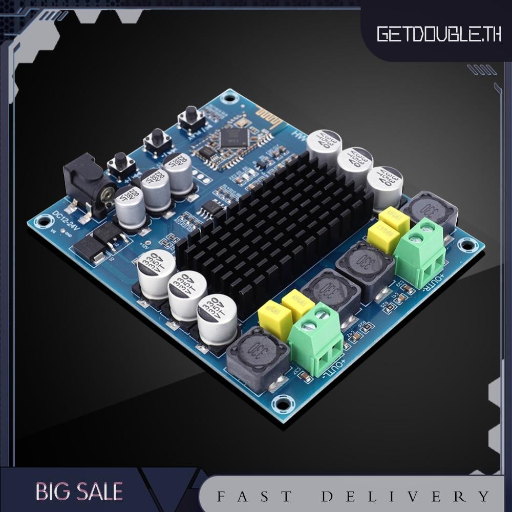[Getdouble.th] บอร์ดขยายเสียงสเตอริโอ บลูทูธ 4.0 TPA3116D2 120W+120W | Shopee Thailand