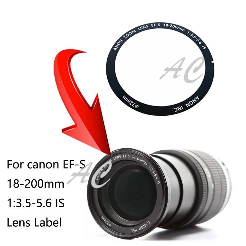 AC Canon EF-S18-200mm lens cover film press ring front cylinder ...