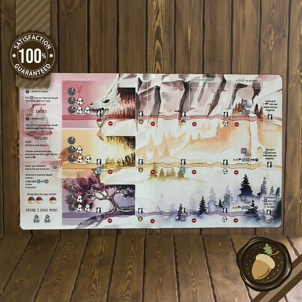 Wyrmspan: Playmat | Natural Rubber Playmat Board Game ส่วนเสริม บอร์ด ...