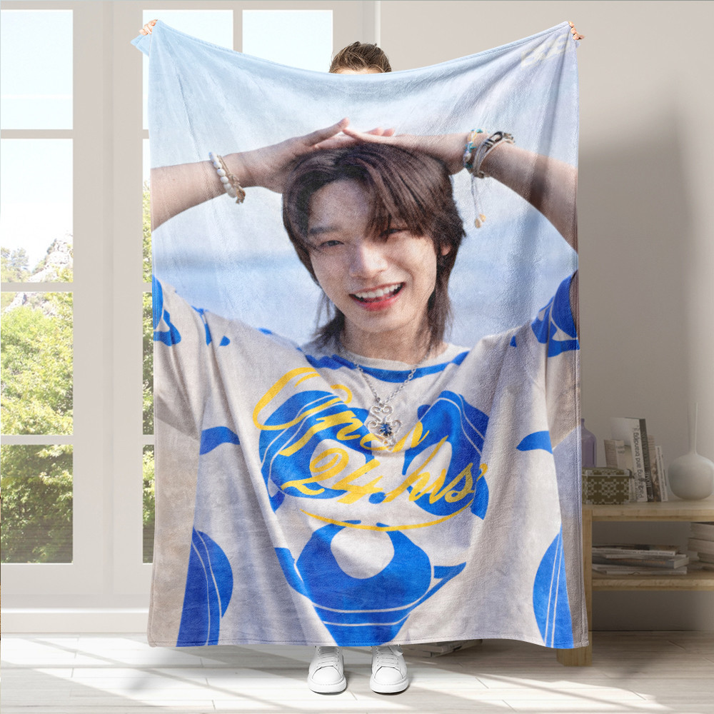 Tpop BUS Because of You I Shine ผ้าห่ม ผ้าฟลีซ ผ้าสักหลาด พิมพ์ลายด้าน ...