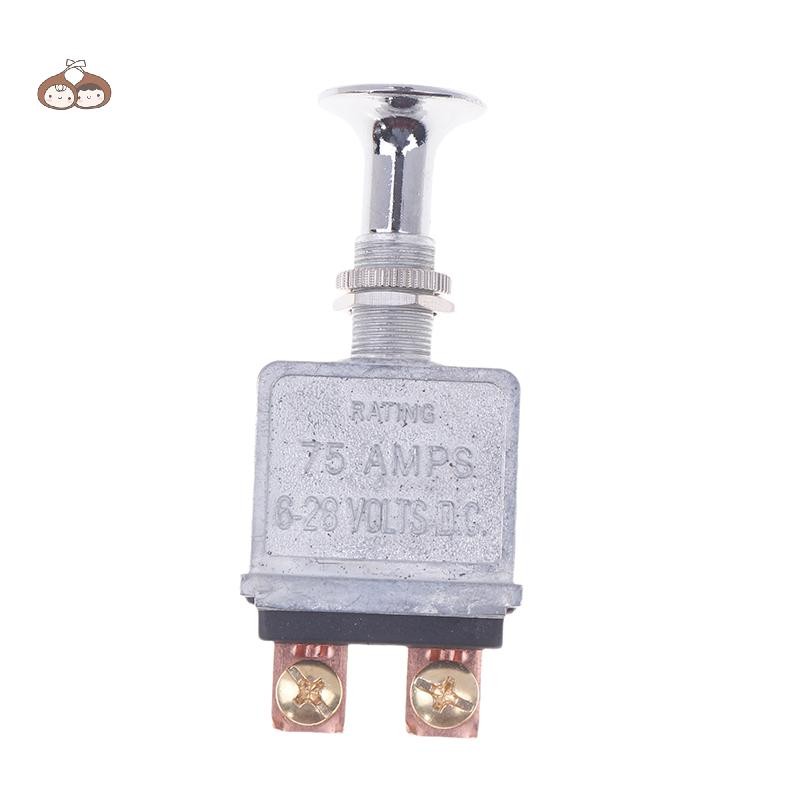 Bef 1 ชิ้น Heavy Duty Push-Pull Switch เปิด/ปิด 75 AMP 6-28V DC 2 ...