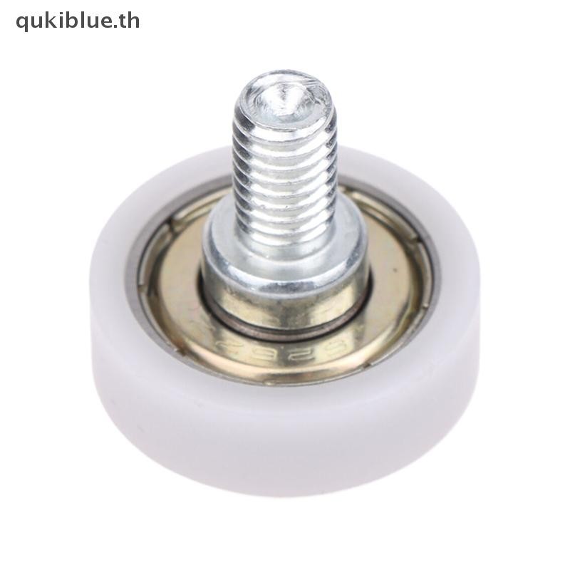 Qukiblue.th 1PC M6*22*7 ด้ายภายนอกพลาสติก Arc ทรงกลมนูนล้อสกรูแบริ่งลูกกลิ้งลิ้นชักอุปกรณ์กล ...