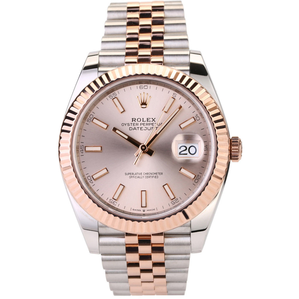 [9.8 ใบรับรองกล่องใหม่] Rolex Diary Type Powder Disc Automatic ...