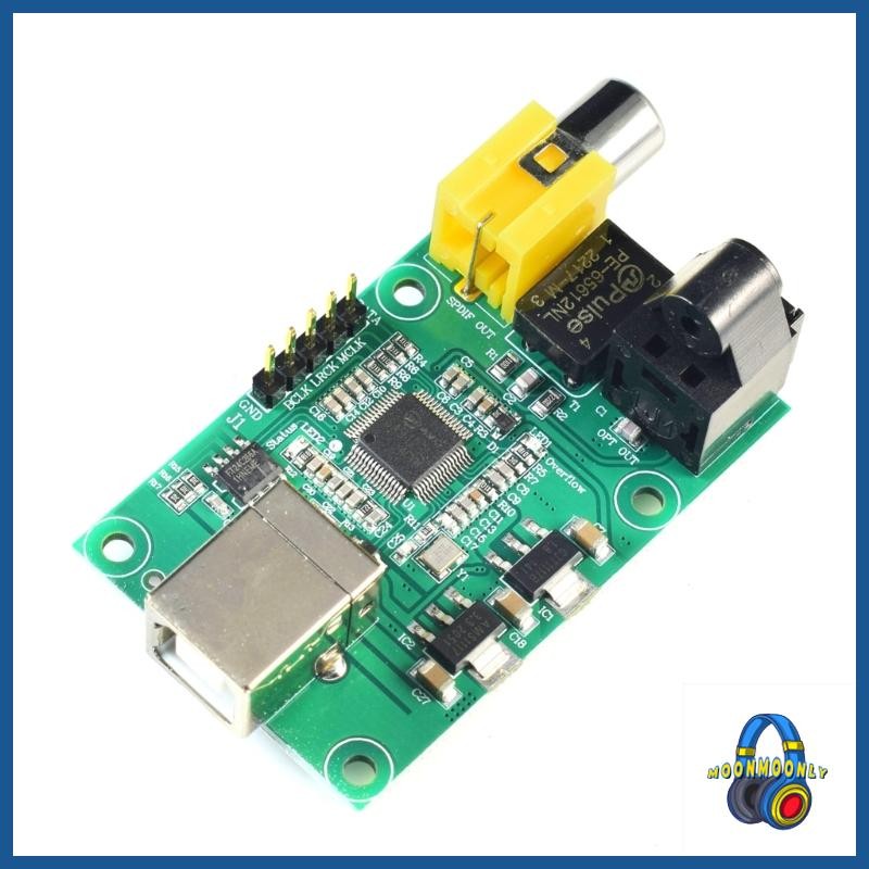 Moon LJMSA9123 USB Auditory Converter พร้อมเอาต์พุต SPDIF และ I2S เสียง ...