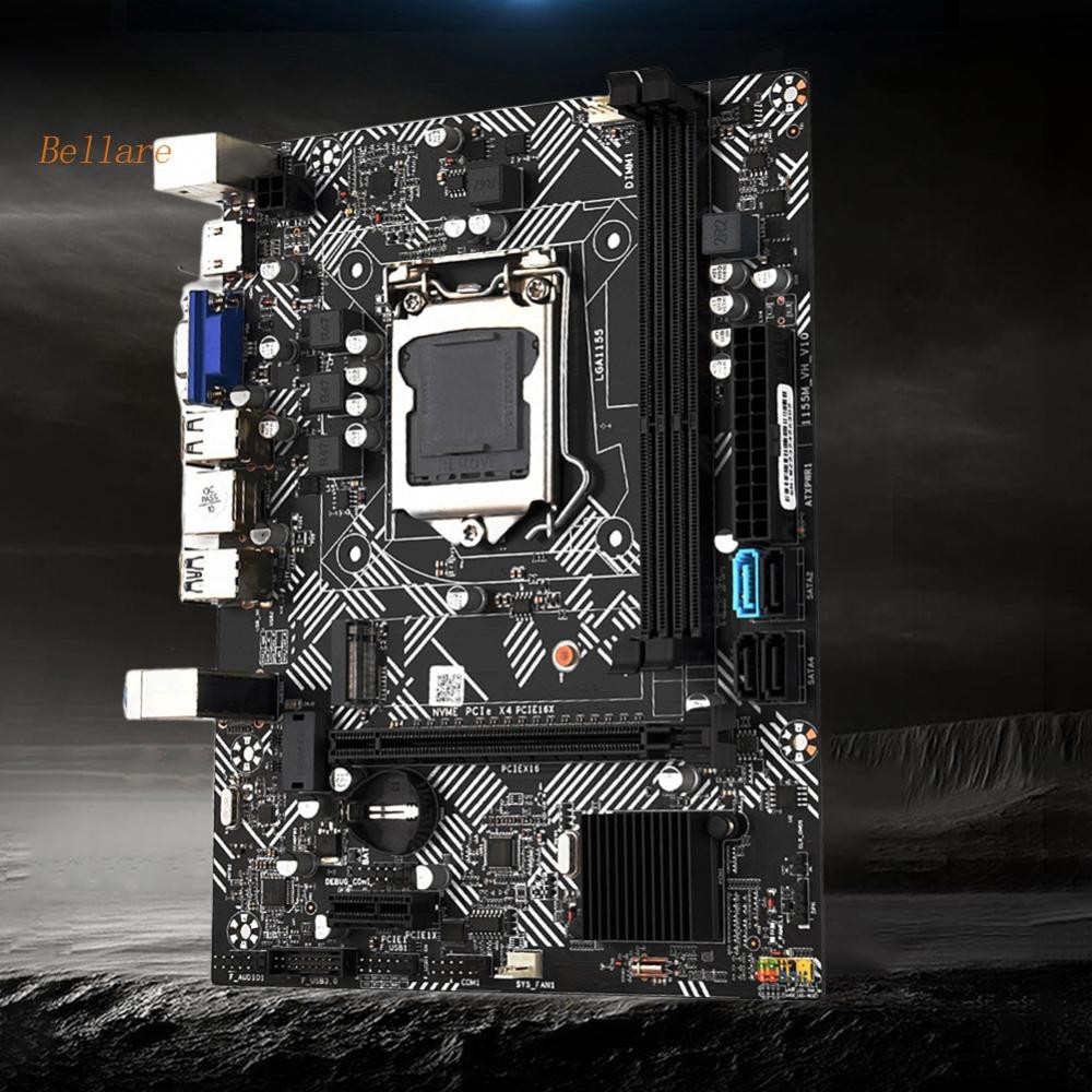 เมนบอร์ดคอมพิวเตอร์ LGA-1155CPU 2*DDR3Memory B75M-VH M.2 NVME [Bellare ...