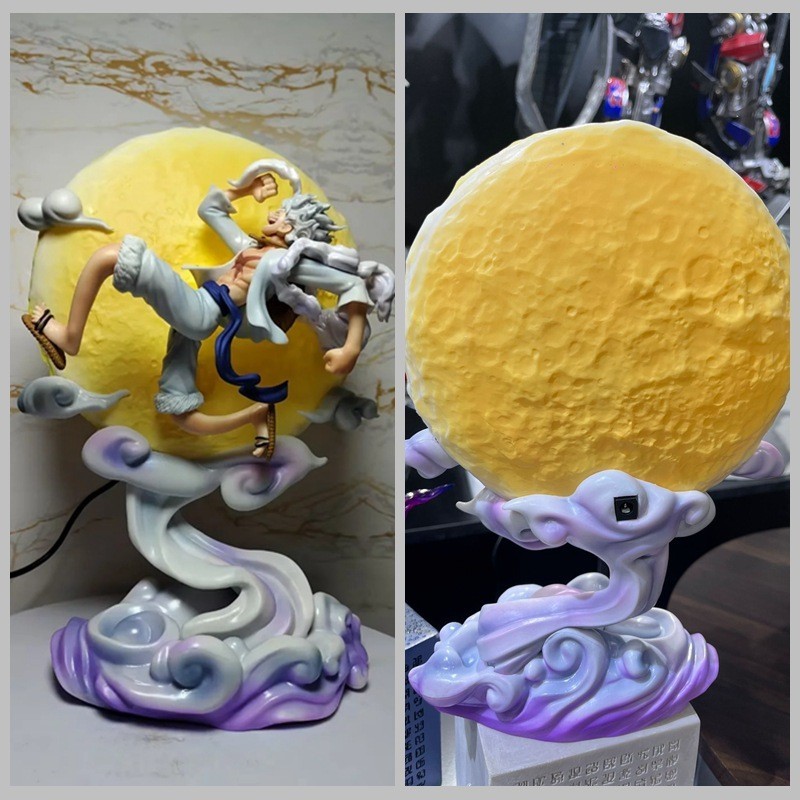 One Piece Gk Running Moon Nica Luffy Moon Luffy Luminous Scene Model ...
