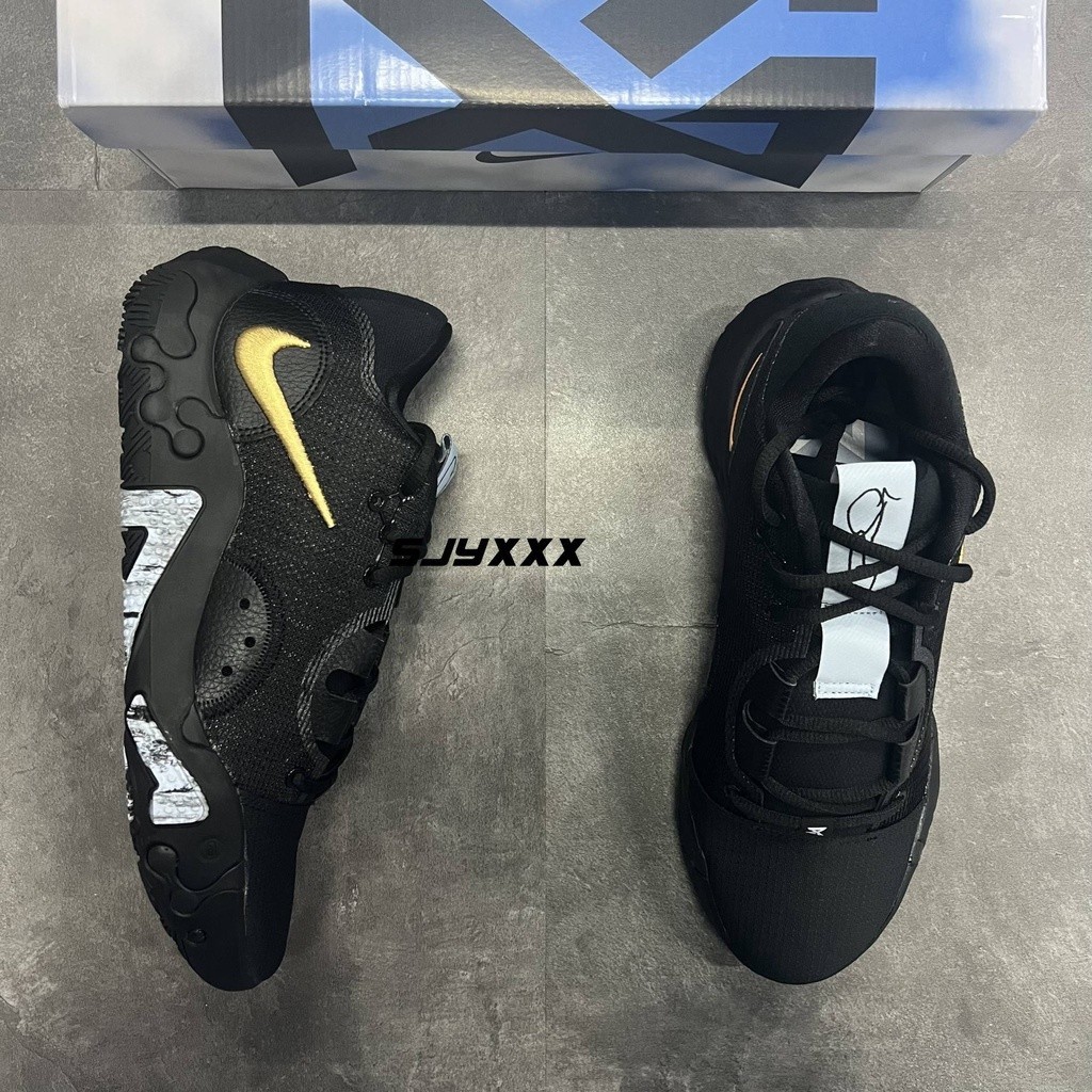 Nike PG6 Pickle 6 Paul George รุ่นที่ สีชมพู สีน้ำเงิน สีดำ ทอง รองเท้าบาสเก็ตบอลโลว์ท็อปที่ใช้ ...