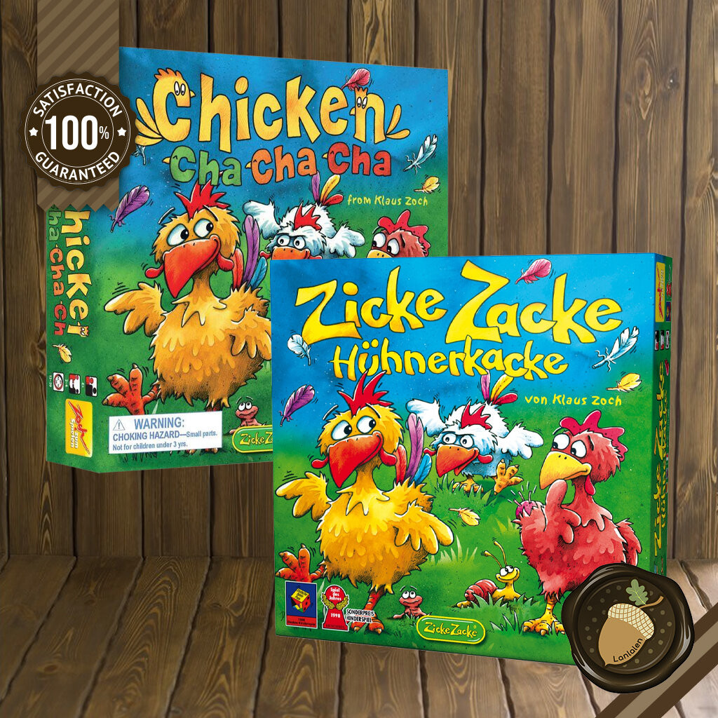 Zicke Zacke Huhnerkacke (Chicken Cha Cha Cha) Board Game บอร์ดเกม ...