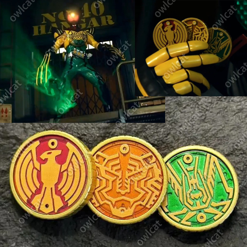 Set Super Taka Tora Batta Coins Core Medal (NO Chip CSM Size) Ankh ...