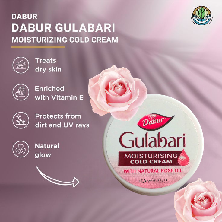 Dabur Gulabari Moisturizing Cold cream 15ml (SPF น้อยกว่า 30 ) | Shopee ...