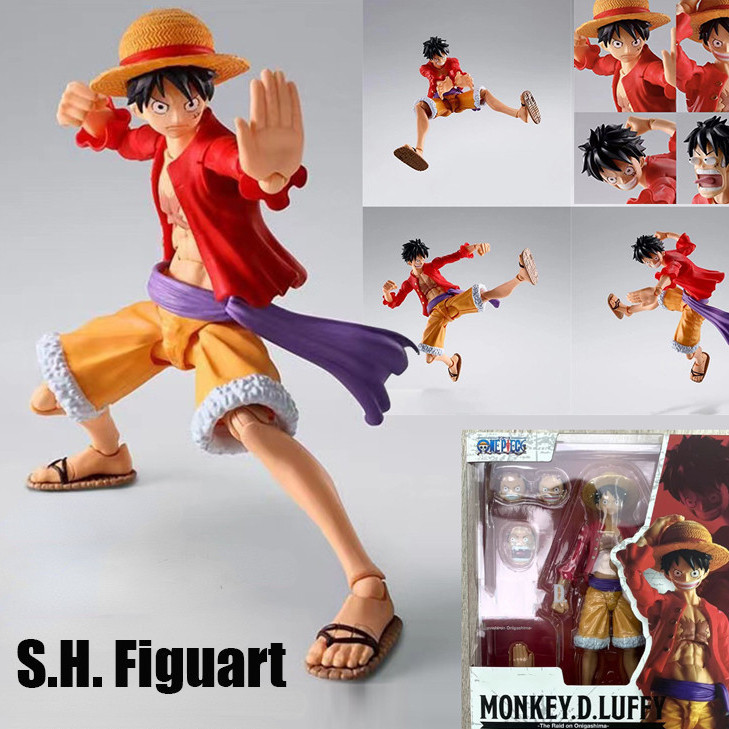 ฮ่า โมเดลฟิกเกอร์ One Piece SHF Luffy Roronoa Zoro Portgas D Ace ...