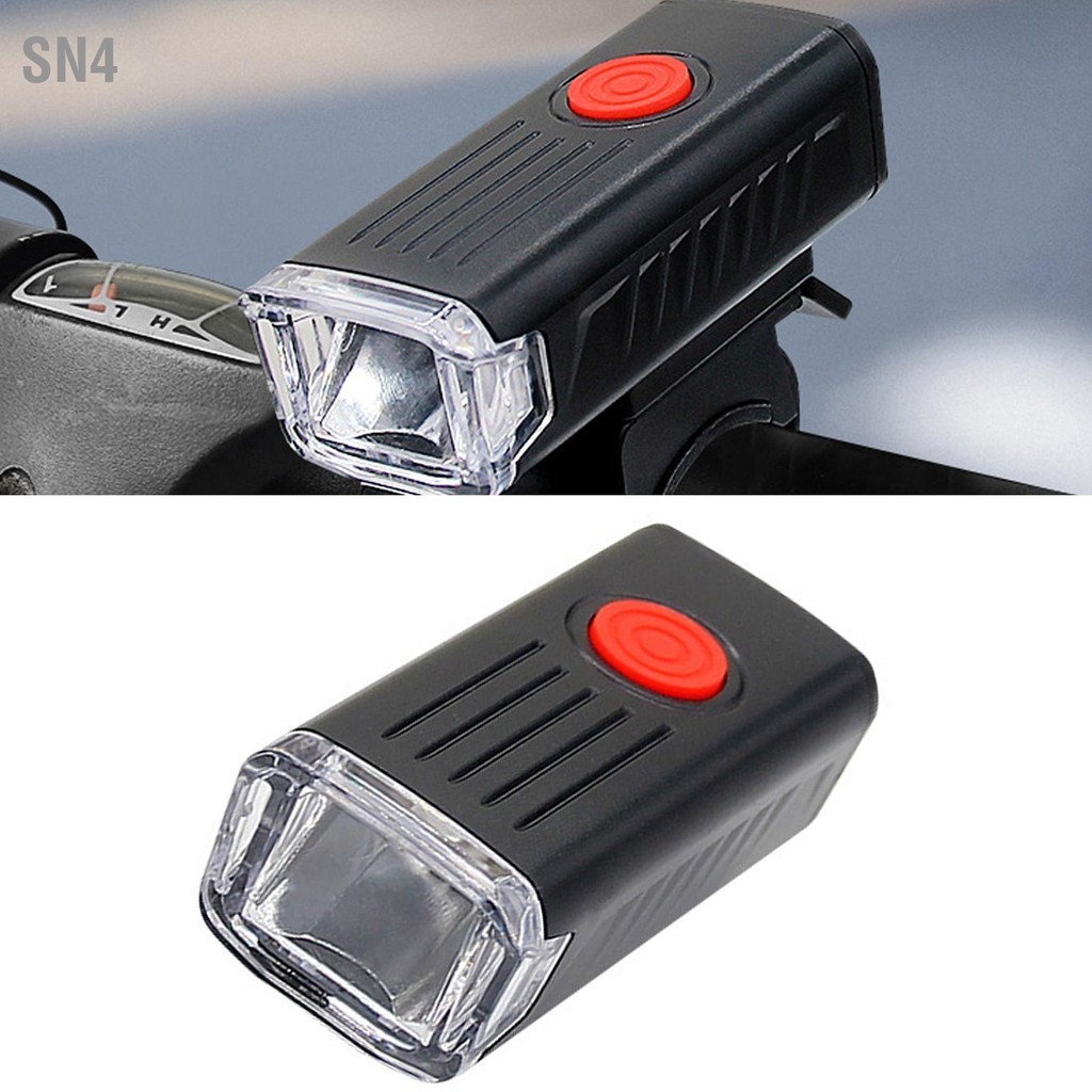 SN4 ไฟหน้าจักรยานแบบชาร์จไฟได้ Ultra Bright USB ไฟหน้าจักรยานกันน้ำสำหรับขี่จักรยานเสือภูเขาตอน ...