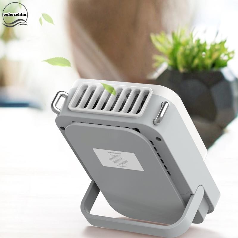 Ooh พัดลมคล้องคอ ขนาดเล็ก ชาร์จ USB | Shopee Thailand