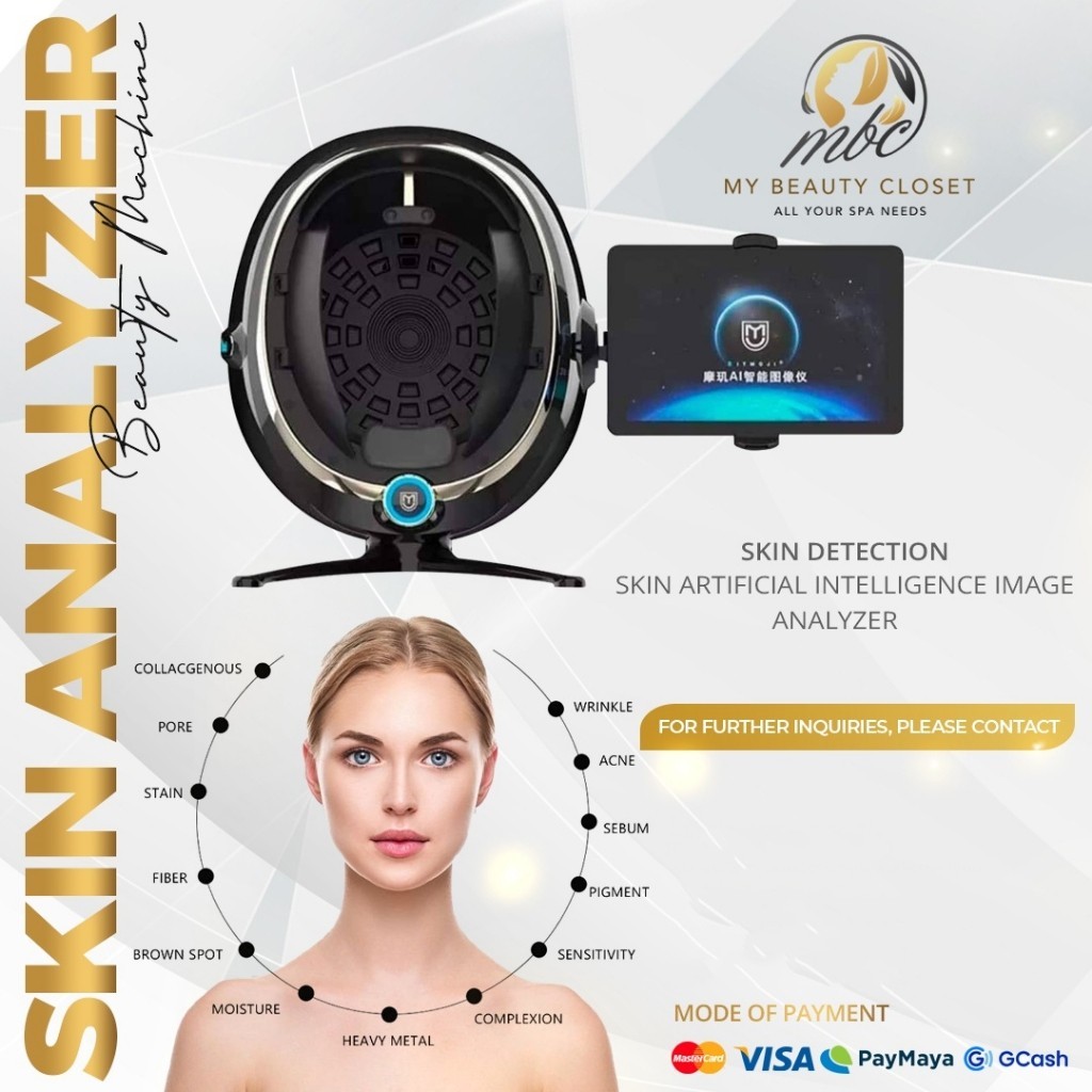 Skin Analyzer BitMoji MAX AI Smart 3D Detector 8 Spectrum Digital Deep ...