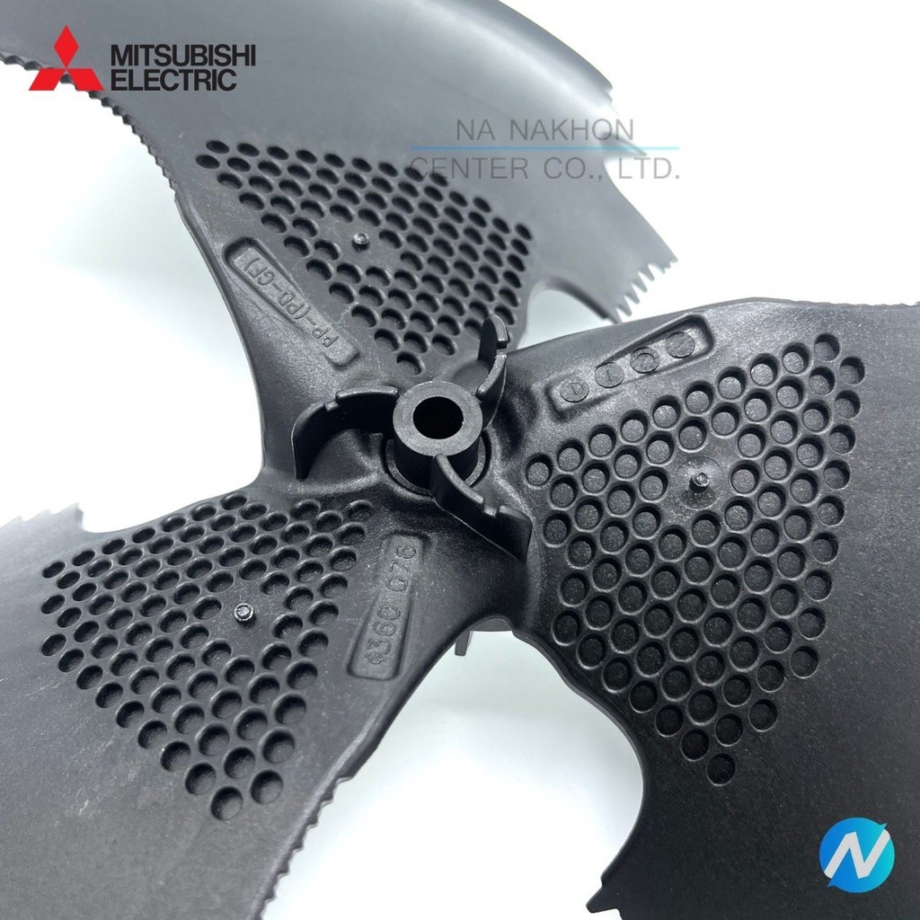 กรองฝุ่นแอร์ ใบพัดลมคอยล์ร้อน (หมุนขวา) อะไหล่แอร์ อะไหล่แท้ MITSUBISHI ...