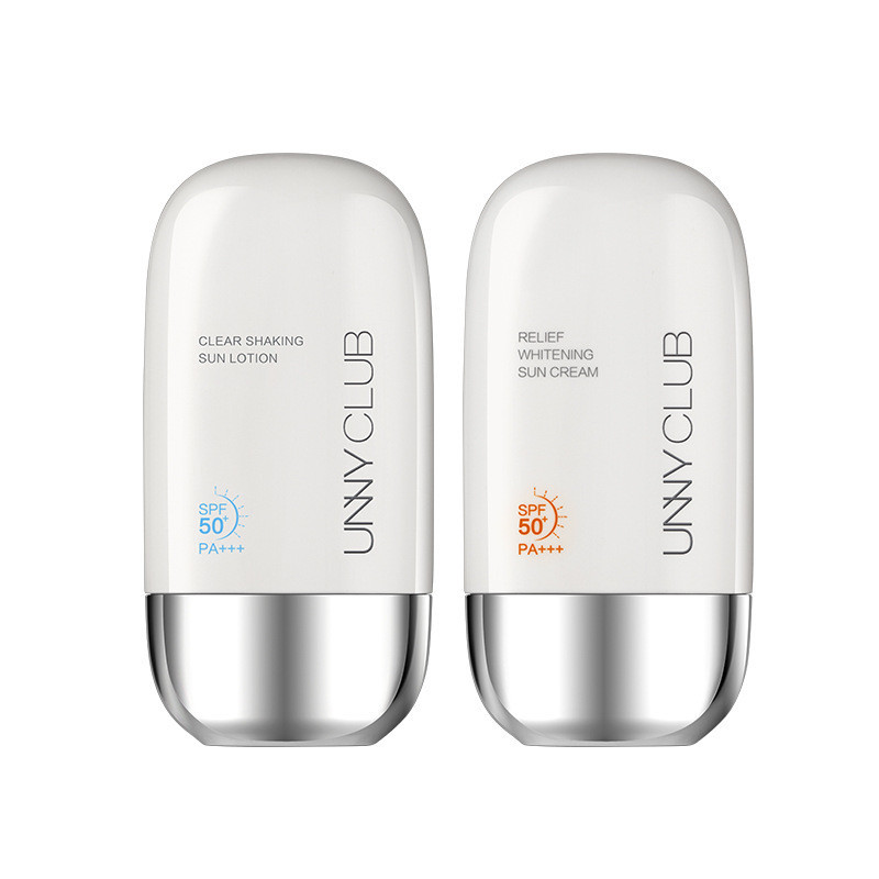 Chinese Standard Unny Club Sunscreen Men's and Women's Facial Isolation Whitening Sunscreen Uv ...