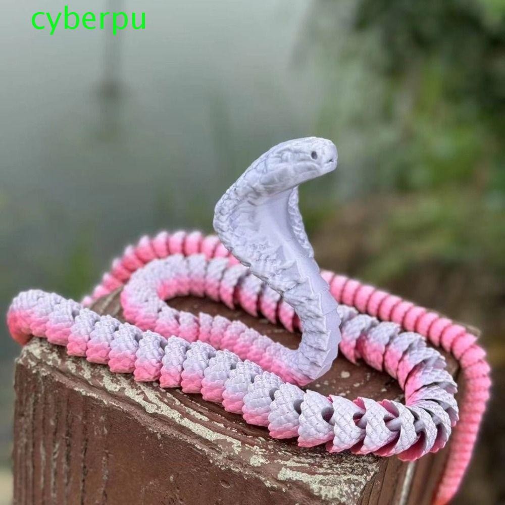 Cyberpulse 3D พิมพ์งู,หมุนได้หลากสี Cobra เครื่องประดับ,ปีนักษัตรจีน 30 ...