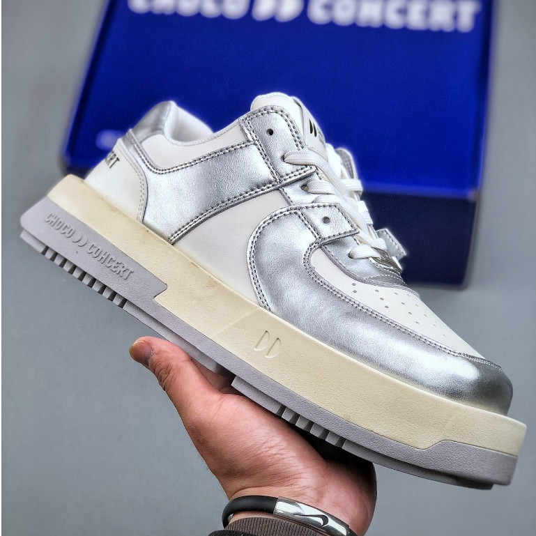 Choco Concert รองเท้าบอร์ดแฟชั่นไม่สมมาตรทรงสี่เหลี่ยมกลม | Shopee Thailand