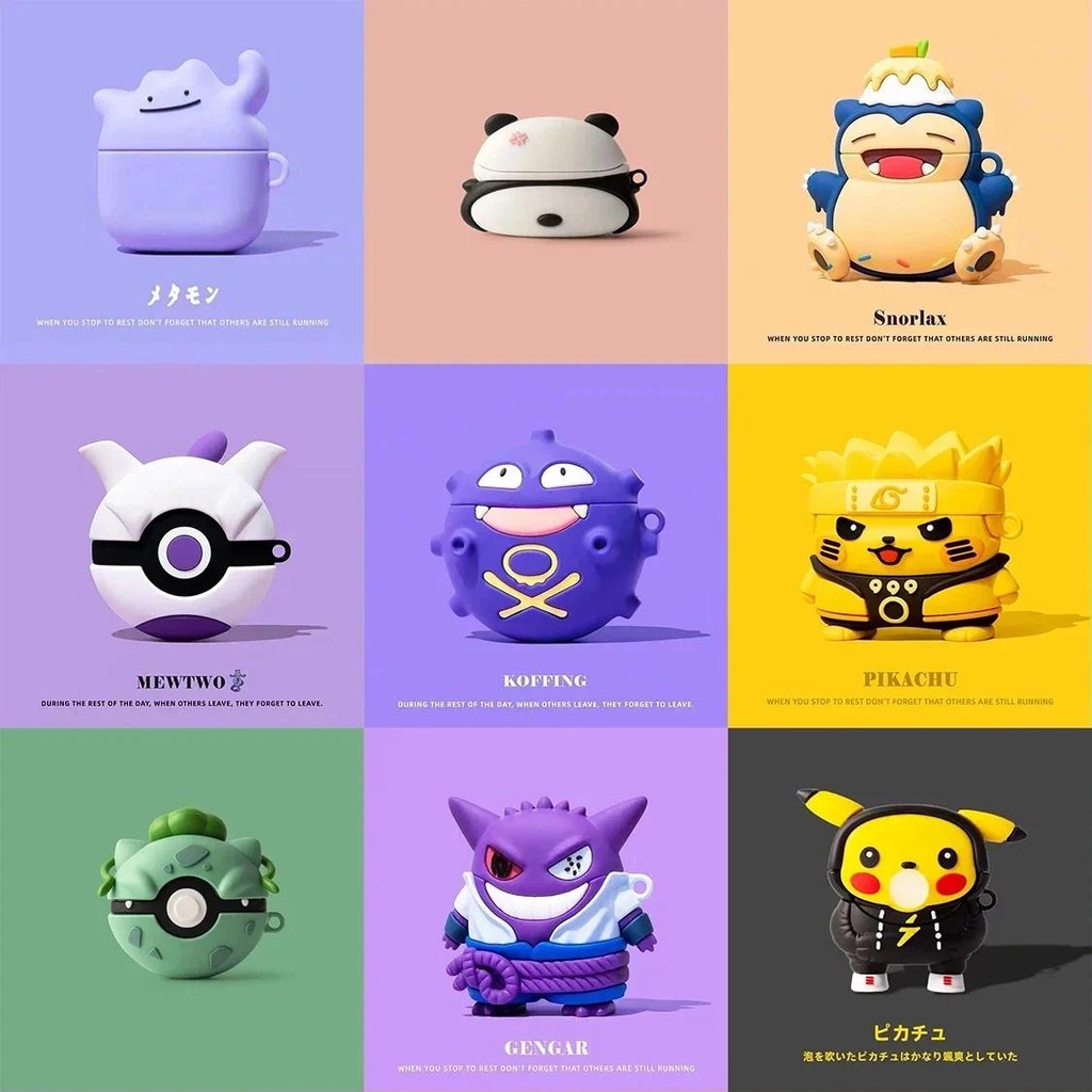การ์ตูน Pokemon panda สําหรับ Huawei Freebuds SE3 SE2 ซิลิโคนหูฟังฝา ...